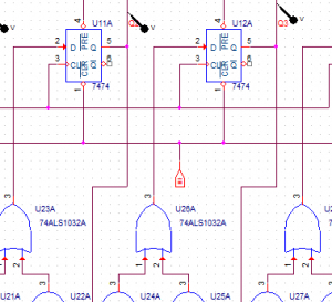 4 Bit Shift Register PIPO with D Flip Flop - YouSpice