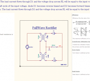 Typical Full Wave Rectifier - YouSpice