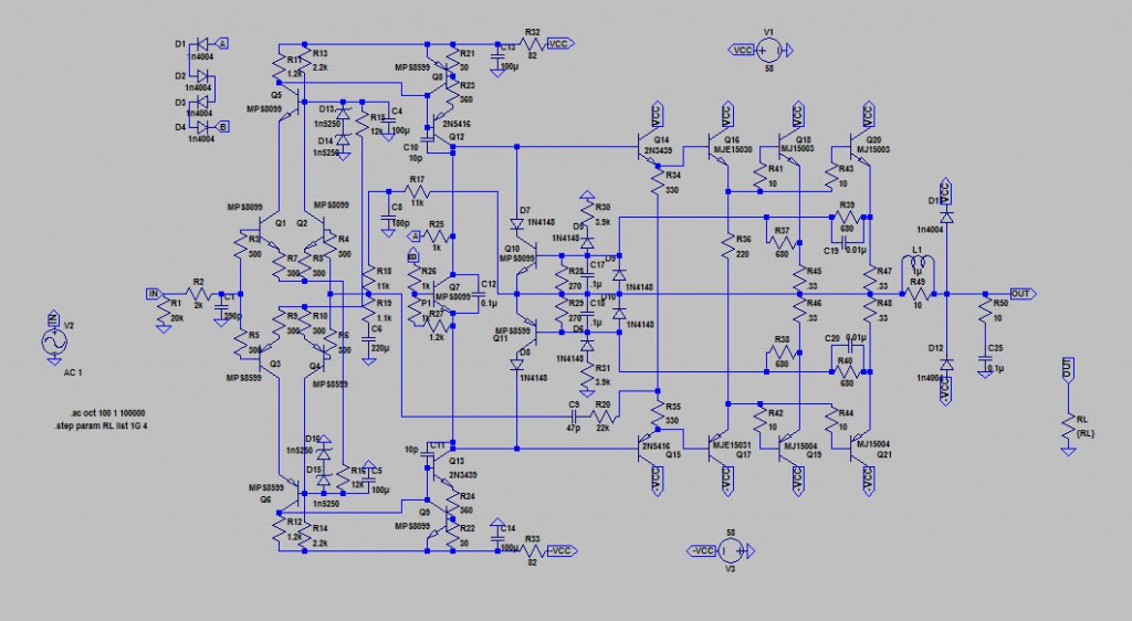 Marshall Leach Low IMD Amplifier - YouSpice