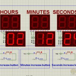 Digital Clock without Microcontroller - YouSpice