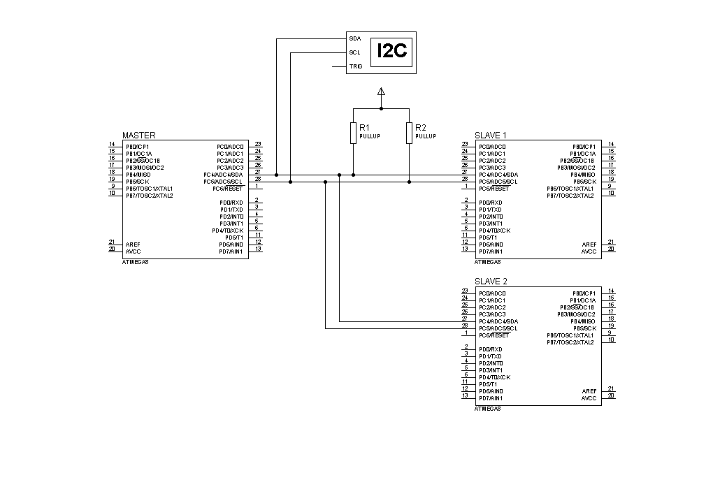 Master Slave Operation By I2c Atmega8 Youspice